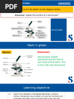 Microscope Calculation Guide Worksheet | PDF | Micrometre | Optics