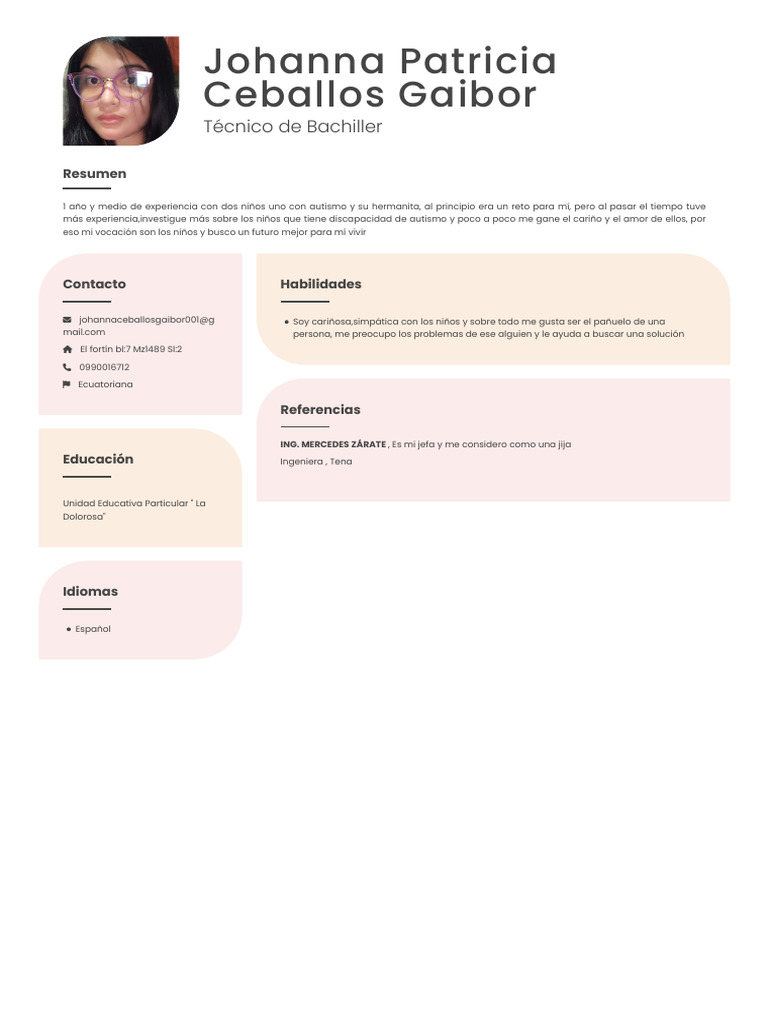 Johanna Patricia Ceballos Gaibor | PDF