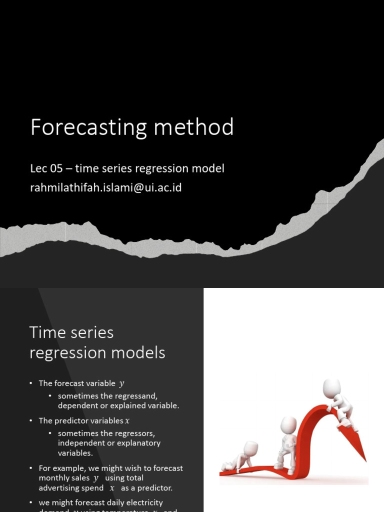 Lec 05 2 - Time Series Regression Model | PDF | Coefficient Of Determination | Errors And Residuals