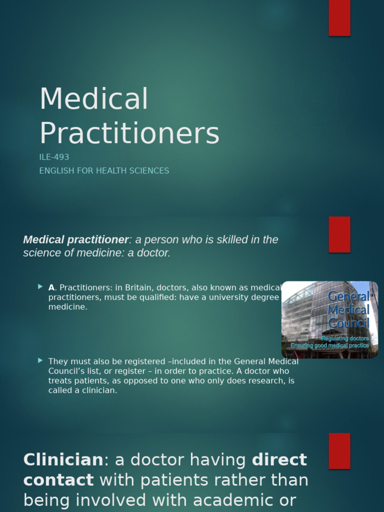 Understanding Medical Practitioners | PDF | General Practitioner ...