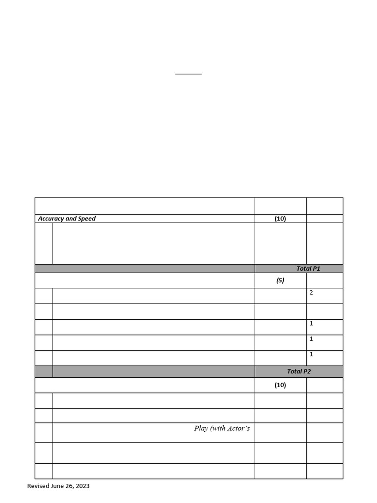 2023 CSEC EDPM SBA Generic Updated Mark Scheme | PDF | Page Layout ...