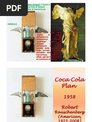 Robert Rauschenberg Coca Cola Plan