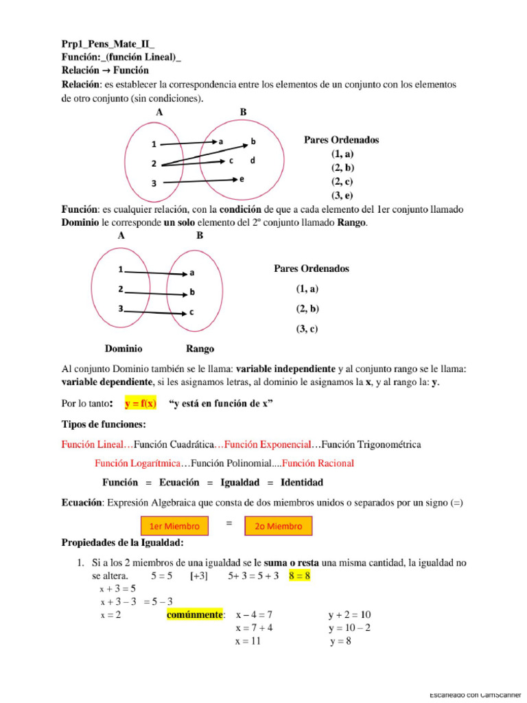 PMate II Intro Funciones Alumno | PDF