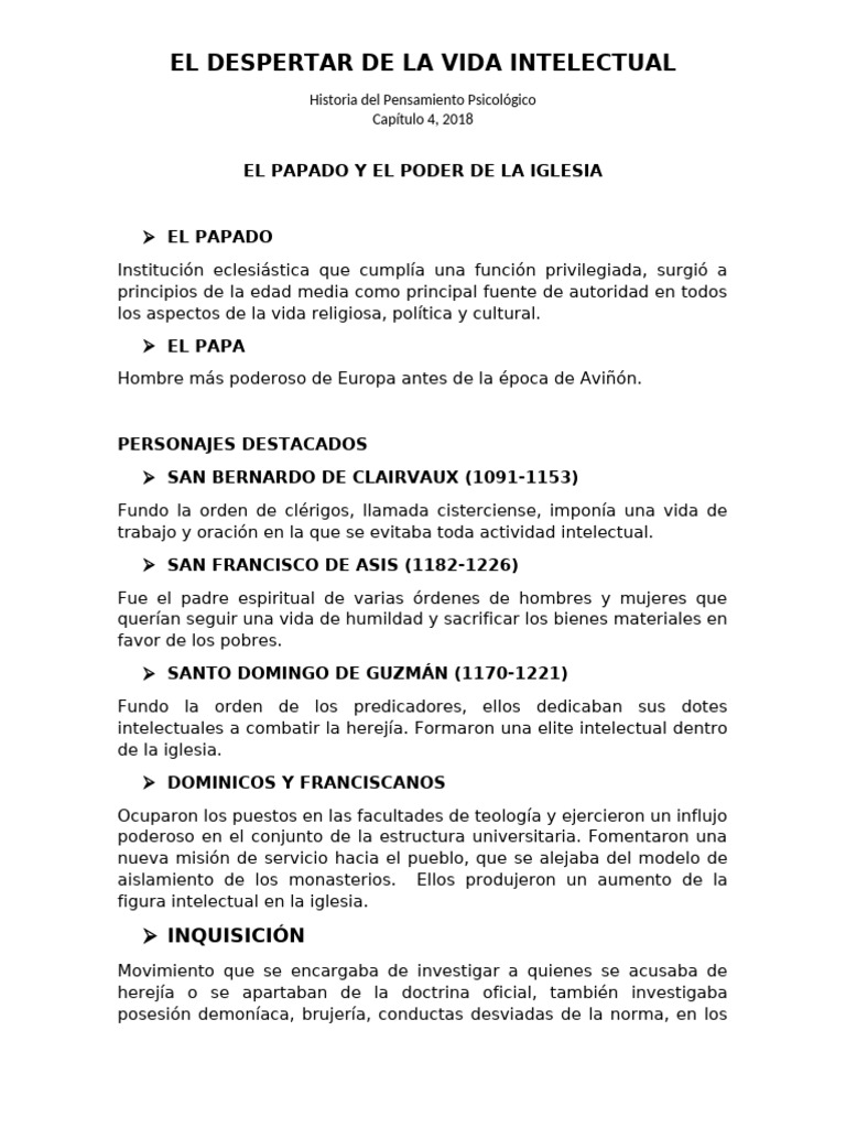 Historia del Papado y el Renacimiento | PDF | Razón | Tomás de Aquino