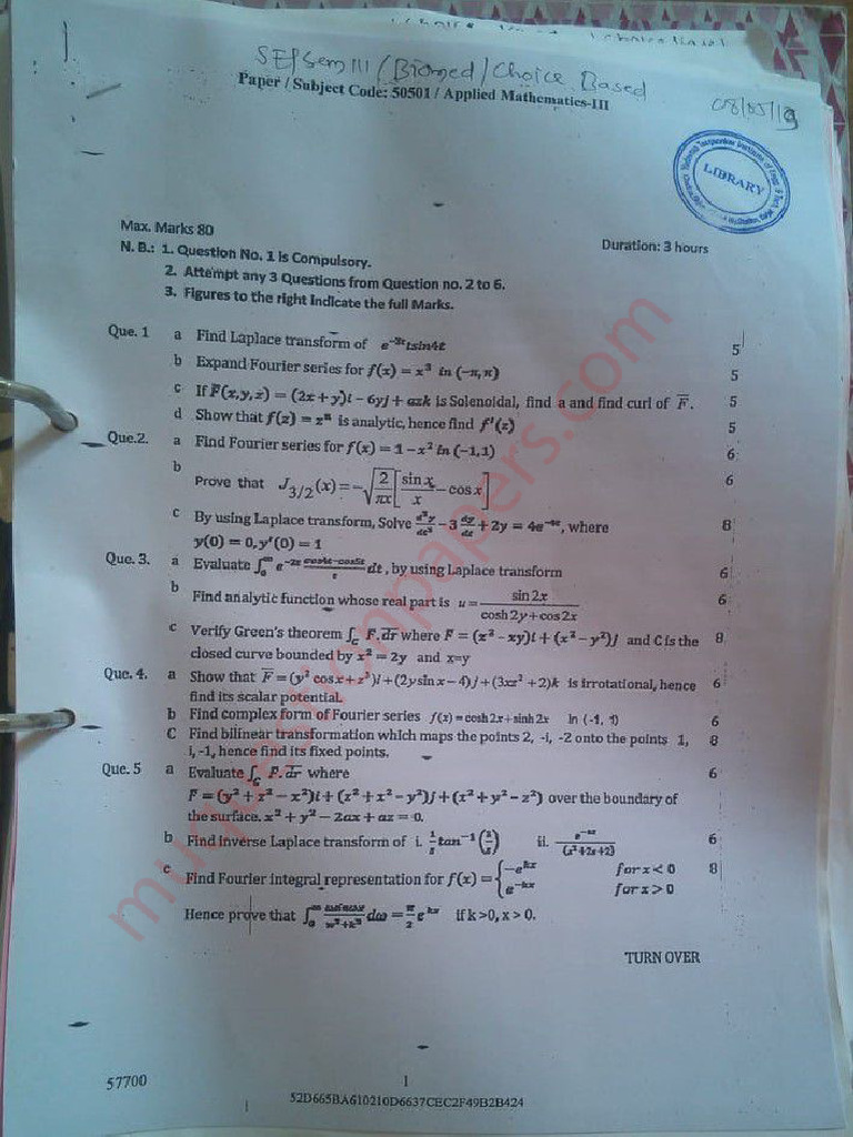 Se-Biomed Sem3 m3-Cbcgs May19 | PDF