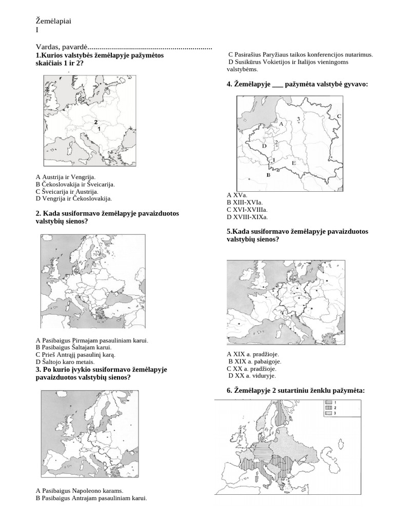 Zemelapiai. Istorija | PDF