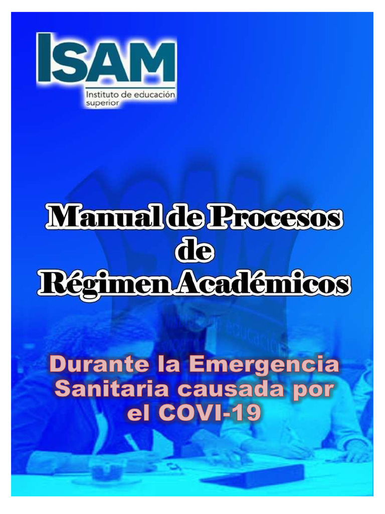 Manual de Procesos Academicos Frente Al COVID 19 | PDF | Bancos