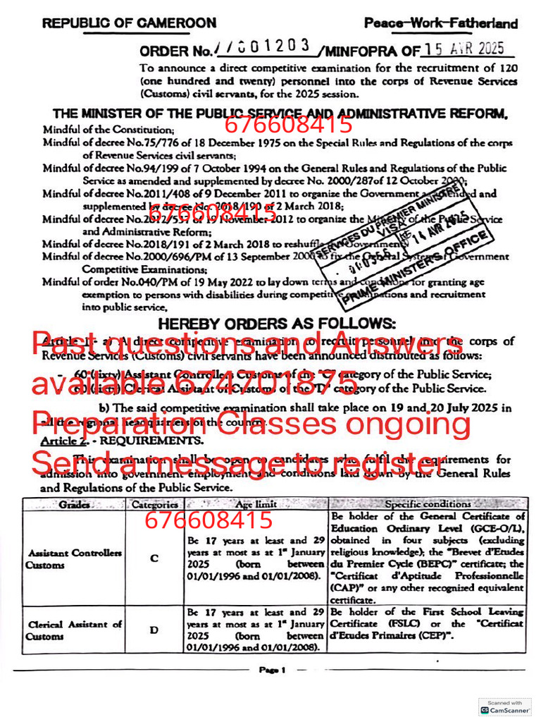 Custom Category C-1 | PDF