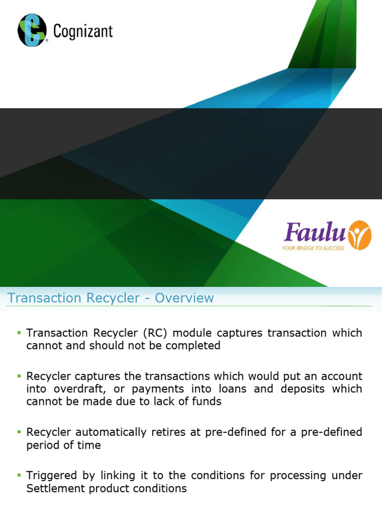 10 Transaction Recycler - Faulu - 1.0 | PDF | Payments | Software