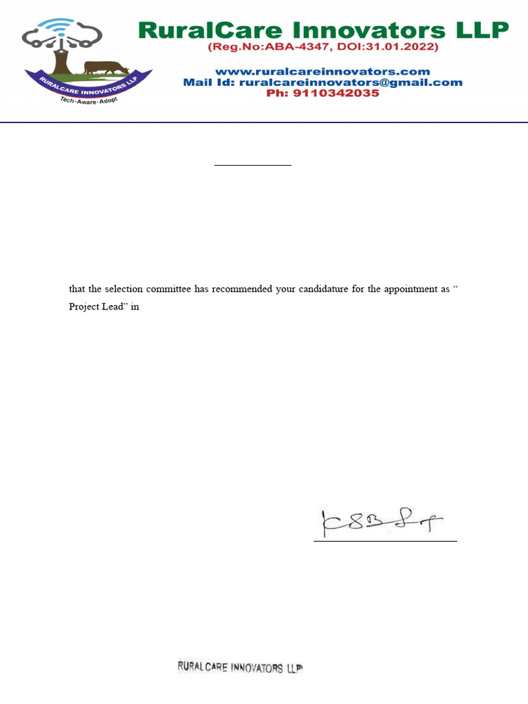 Kesav Offer Letter | PDF