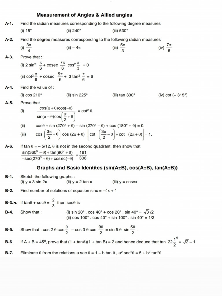 Revision Itf Allied Angles | PDF