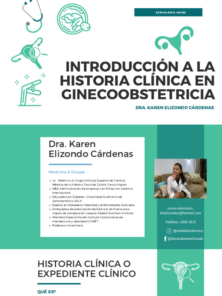 Historia GINECO | PDF | Menstruación | El embarazo