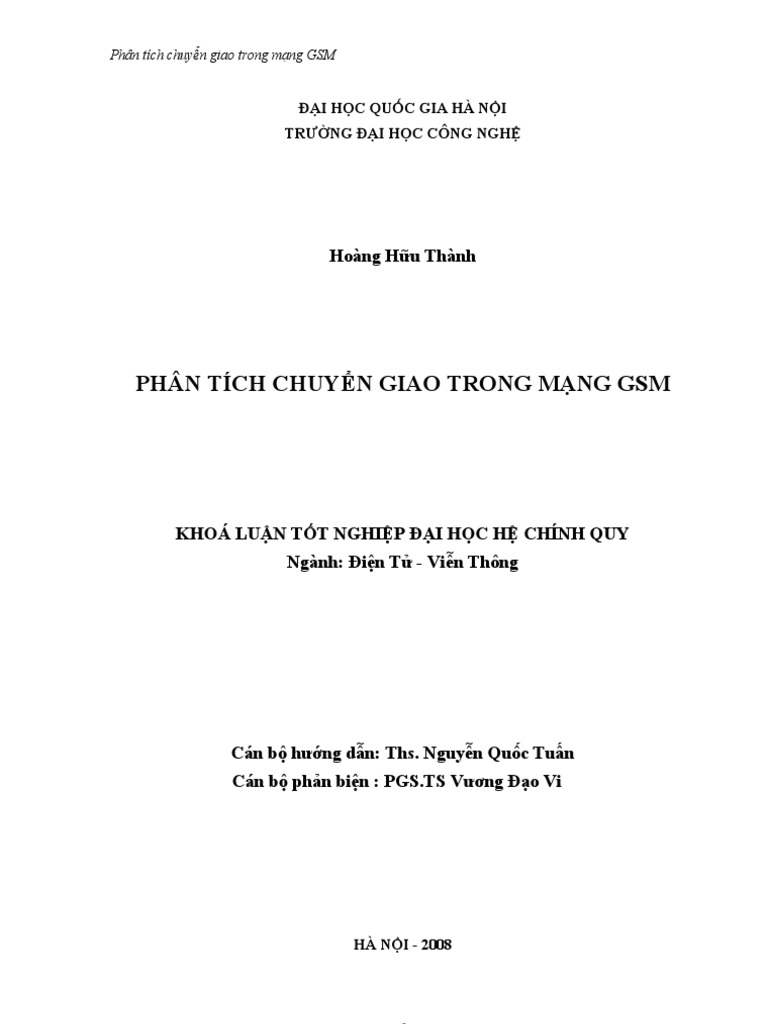 Thesis GSM | PDF
