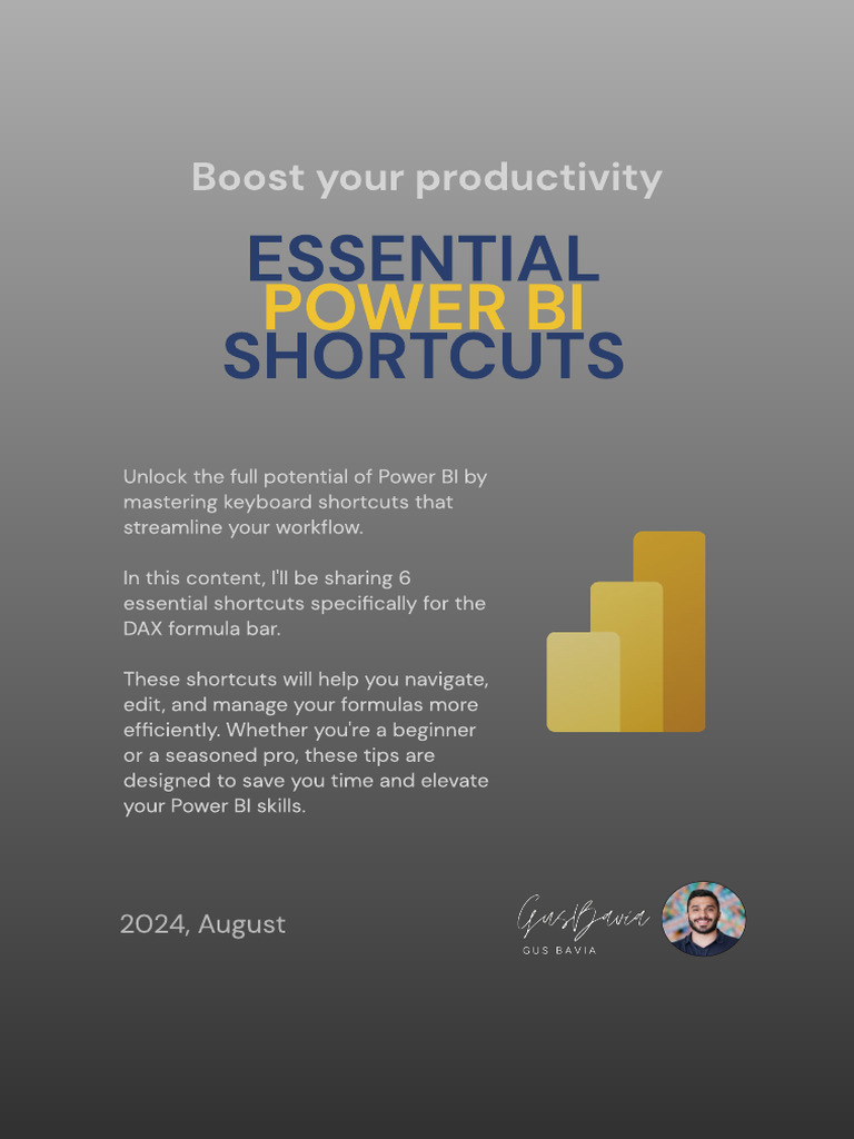 Essential Power BI Shortcuts | PDF