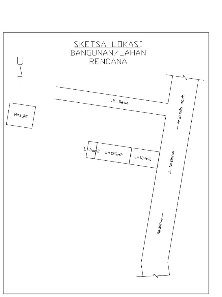 Sketsa Lokasi 2 | PDF