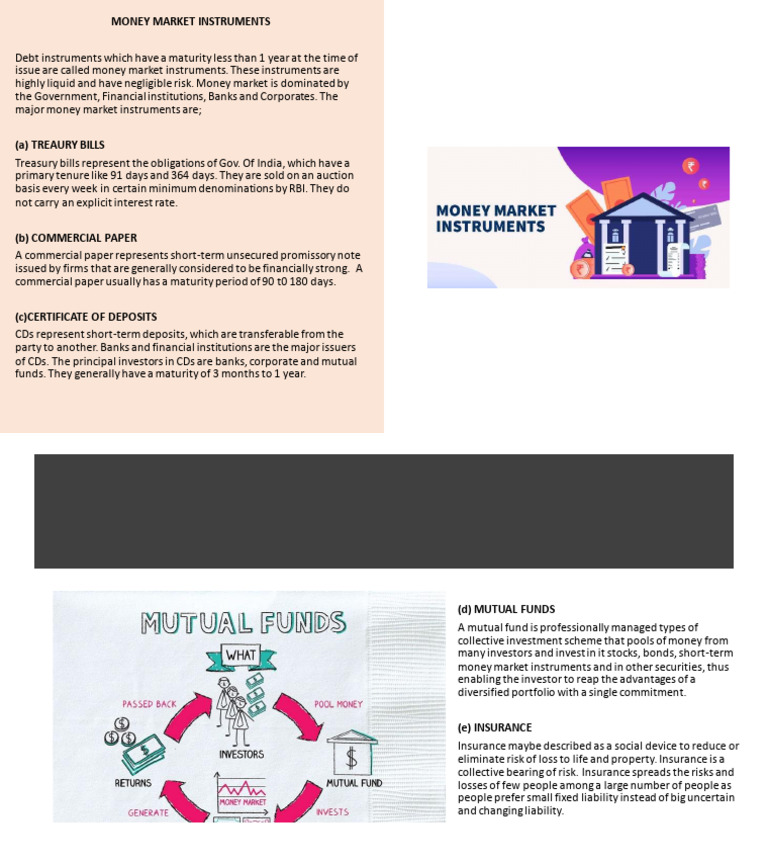 Money Market Instruments | PDF