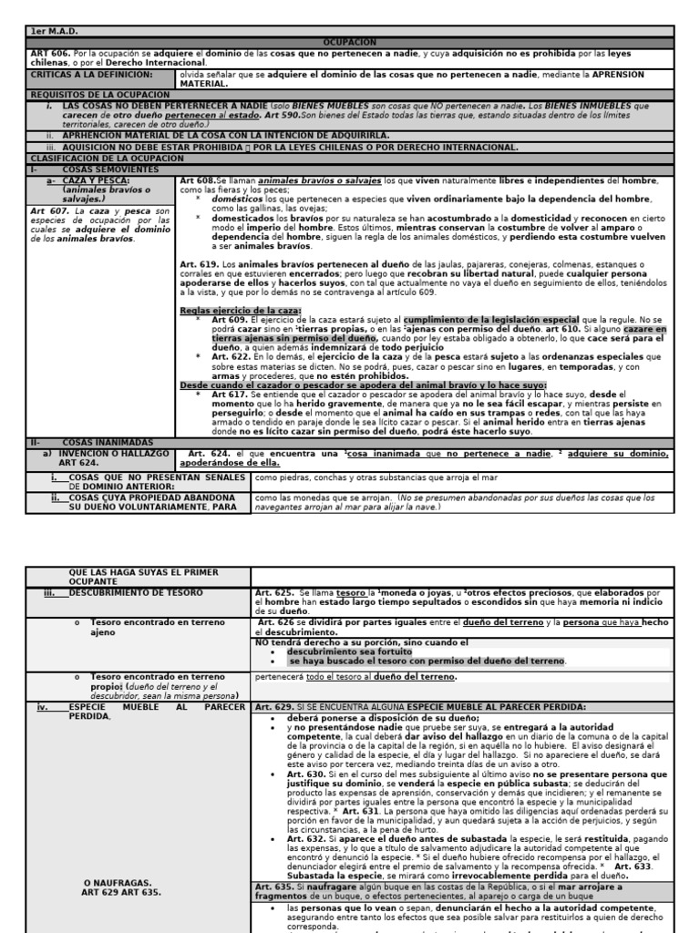 1er M.A.D OCUPACIÓN | PDF