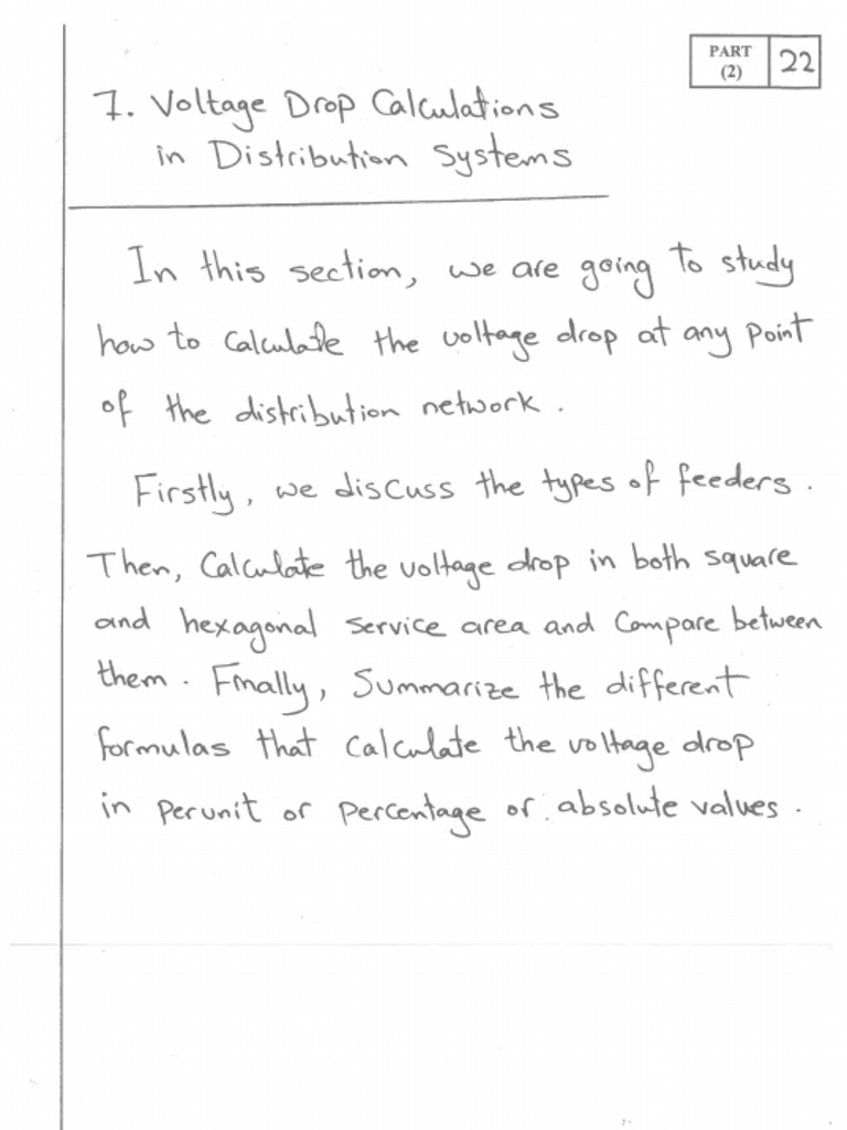 Voltage Drop Curves | PDF