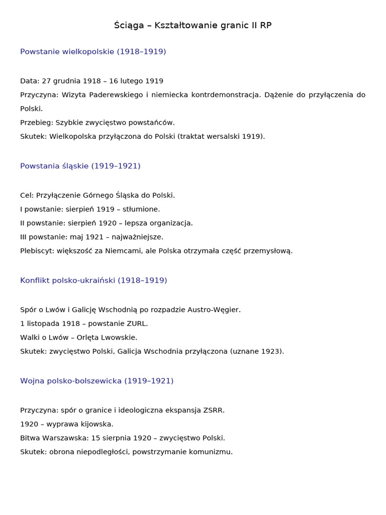 Sciaga Granice II RP | PDF