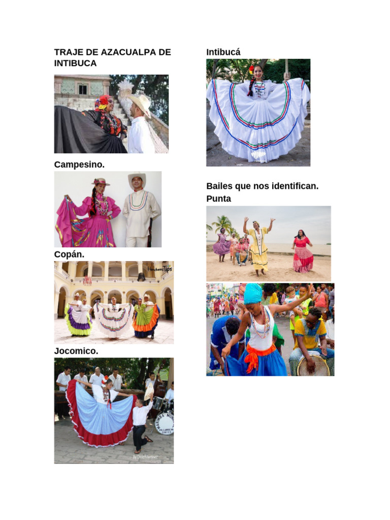 TRajes Tipico de Honduras | PDF