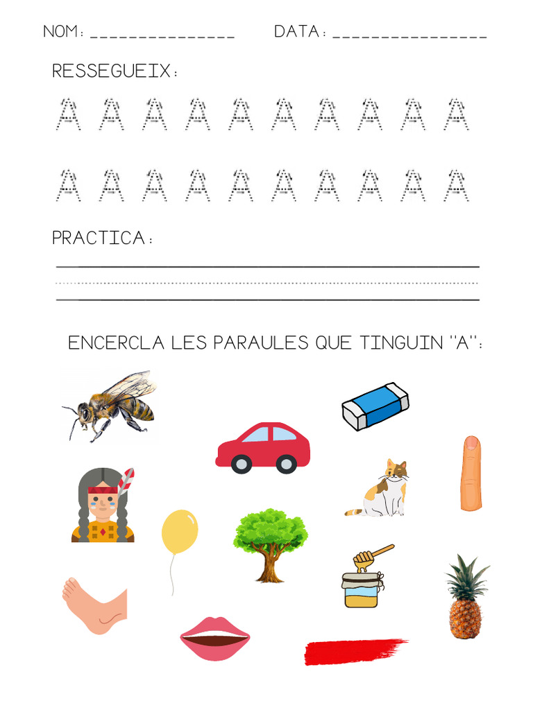 Escriptura Lletra A Lletra | PDF