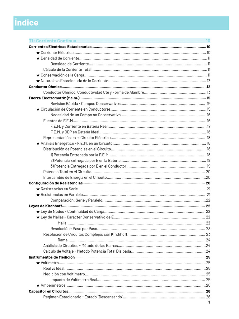 2do Parcial - Resumen-2 | PDF | Corriente eléctrica | Inductor