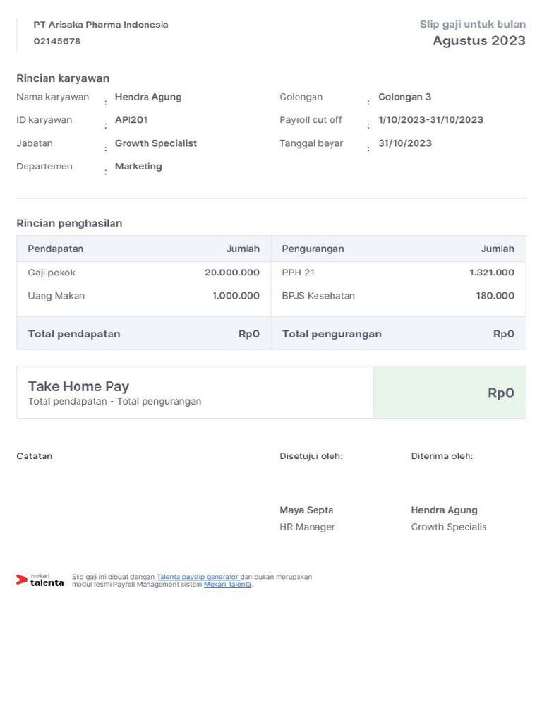 Payslip | PDF
