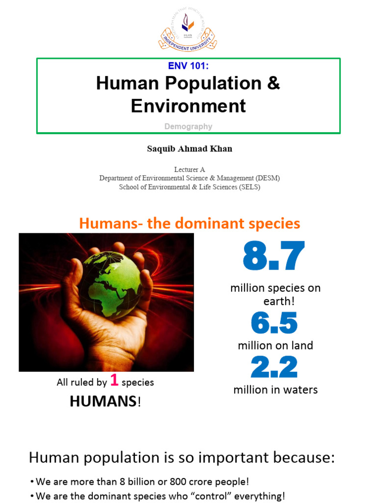 Human Population - Demography 2024 2 | PDF | Natural Environment ...
