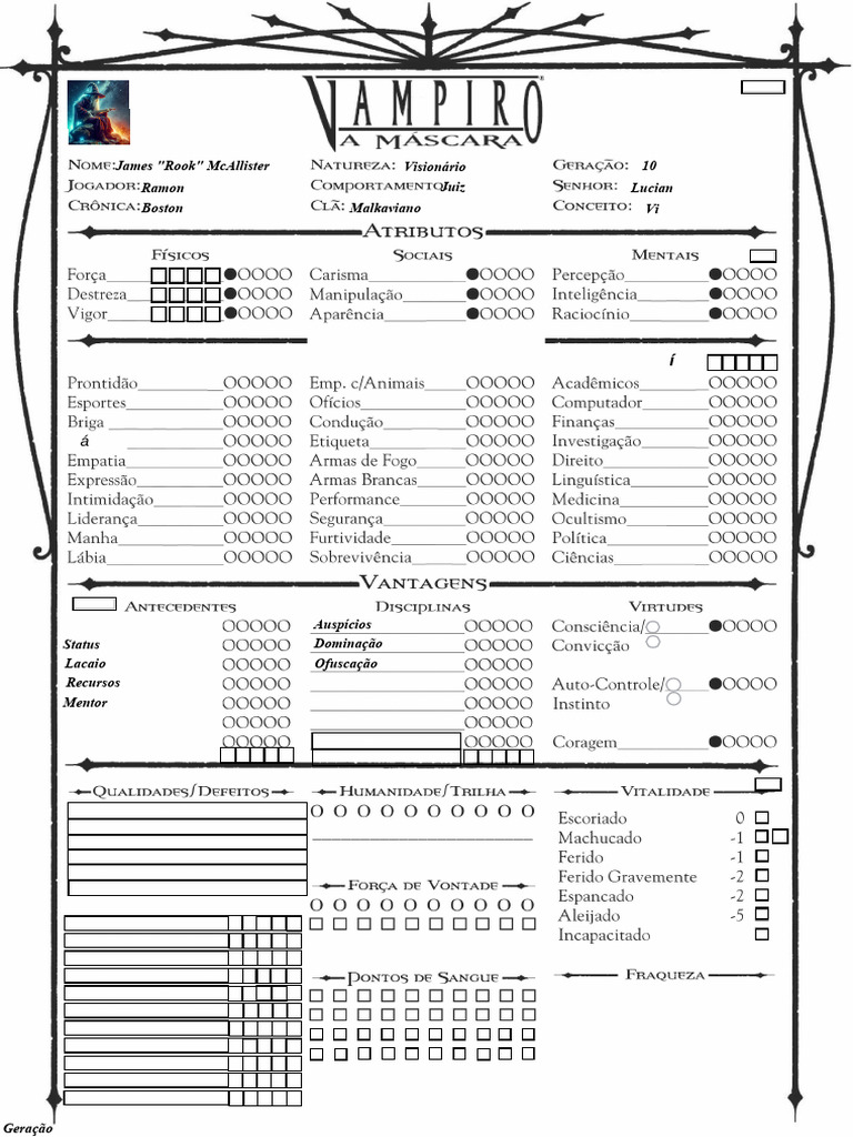Malkaviano James Rook | PDF