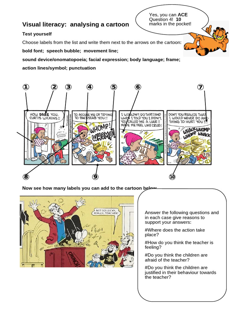 Visual Literacy Activities | PDF | Body Language | Adolescence