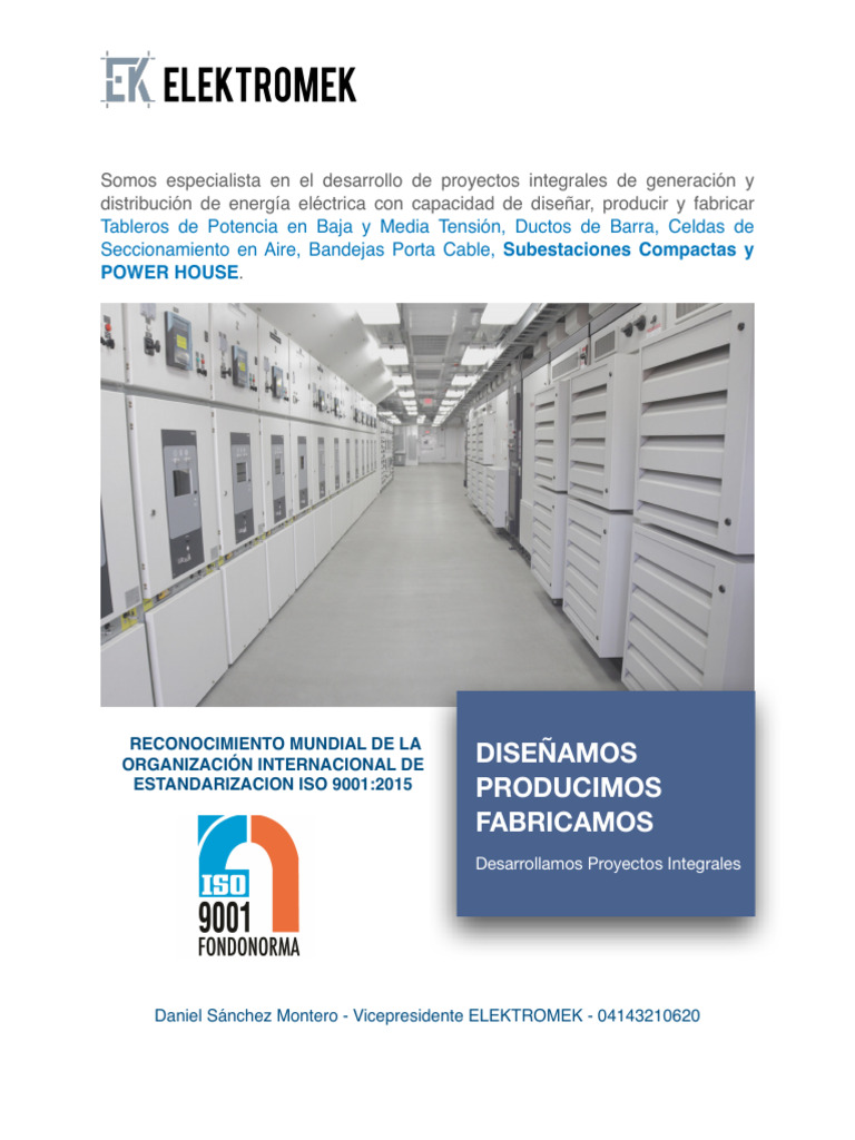 Presentacion Electromek | PDF | Minería | Petróleo