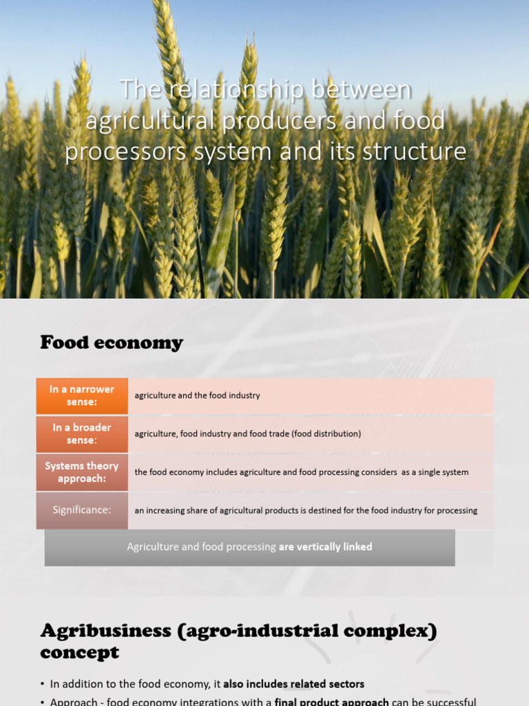 Agrarian and Food Economics 7 Másolata | PDF | Agriculture | Subsidy