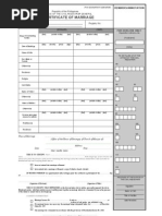 Philippine Marriage Certificate Sample | PDF | Marriage License | Marriage