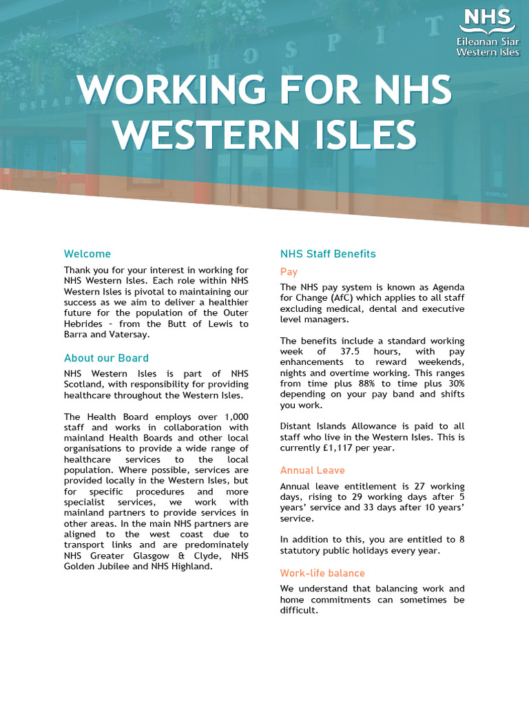 NHS Western Isles Employee Benefits Guide | PDF | Pension | National ...