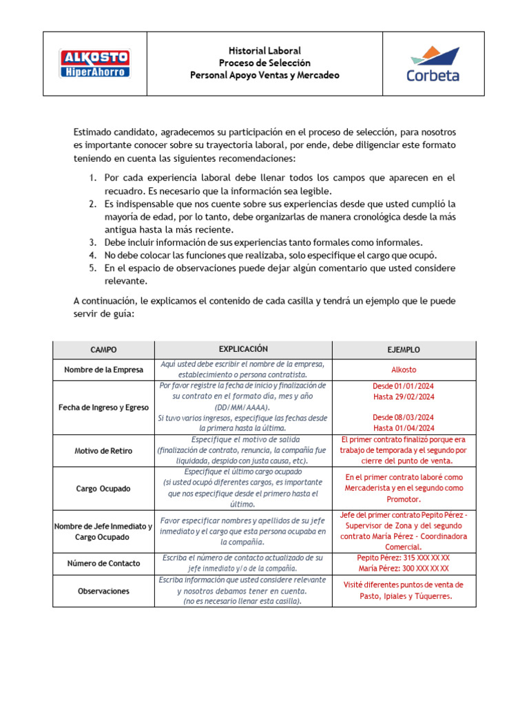 Documentos Ingreso Alkosto - Leidy Gabriela Guerrero Meneses | PDF