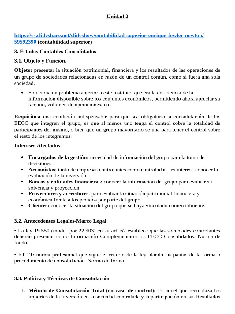 Unidad 2 Análisis de Estados Contables | PDF | Contabilidad | Valor neto