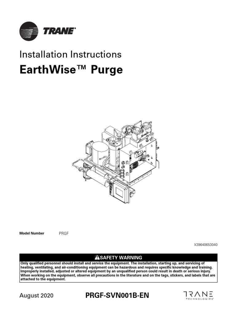 EarthWise™ Purge Installation Guide | PDF | Electromechanical ...
