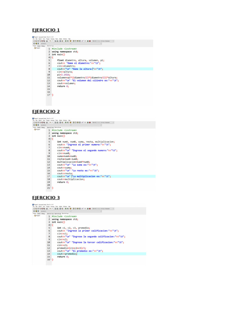 Ejercicios Algoritmos (1) | PDF