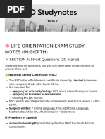 Grade 12 Life Orientation Scope For Mid Year 2025 | PDF
