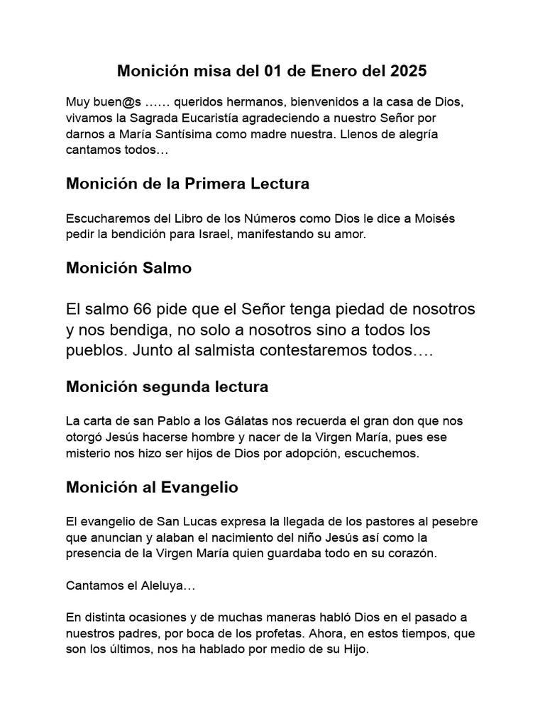 Esquema de monición | PDF