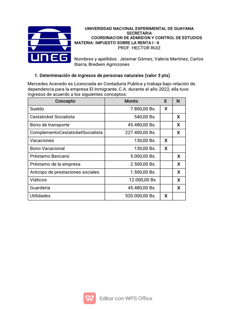 Taller - ISLR 2 | PDF | Impuestos | Impuesto sobre la renta