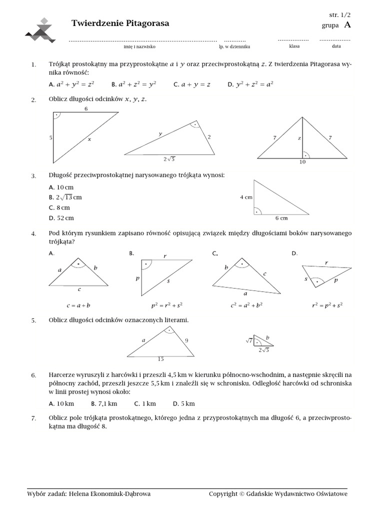kl8 Pitagoras | PDF