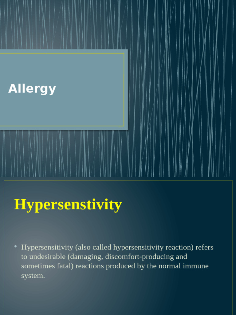 Allergy | PDF | Allergy | Allergen
