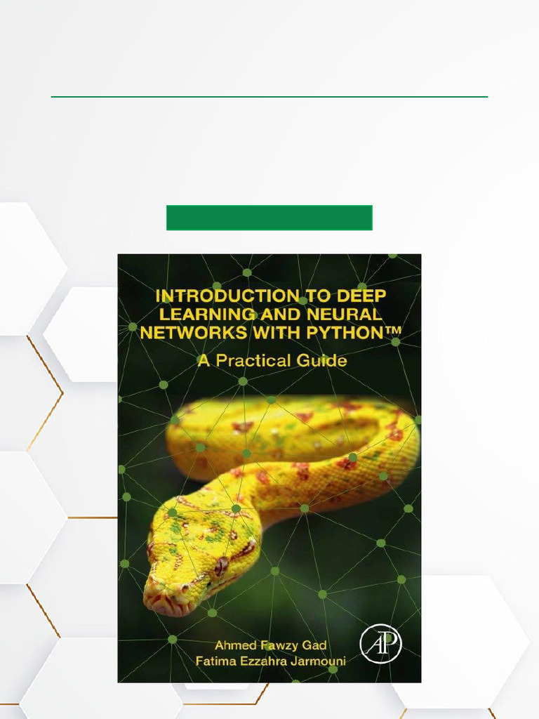 Introduction To Deep Learning And Neural Networks With Python A Practical Guide Full Resolution
