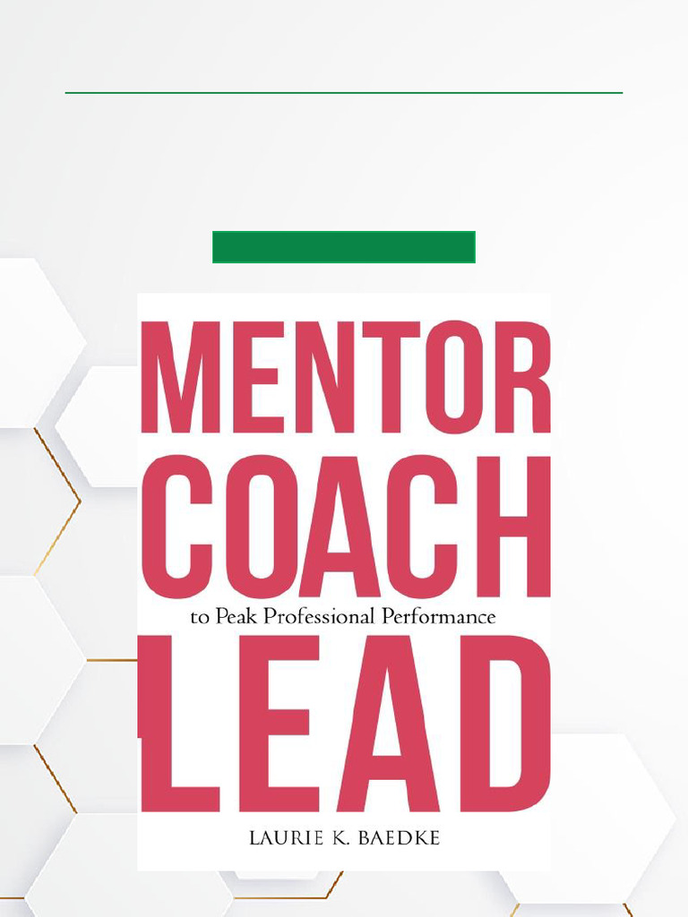 Coaching for Peak Performance Insights | PDF | Mentorship | Books