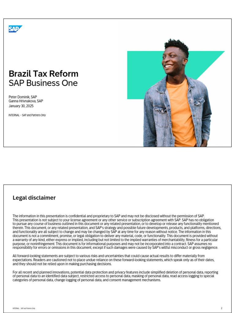 Brazil Tax Reform Overview for SAP Partners | PDF | Taxes