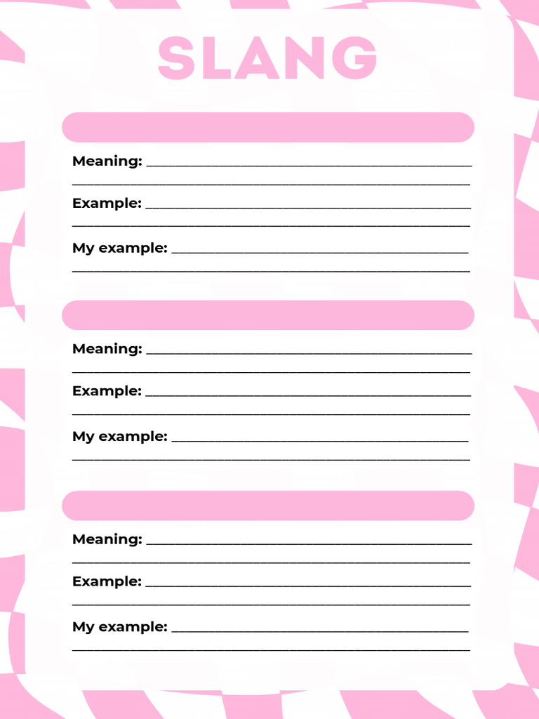 Slang | PDF
