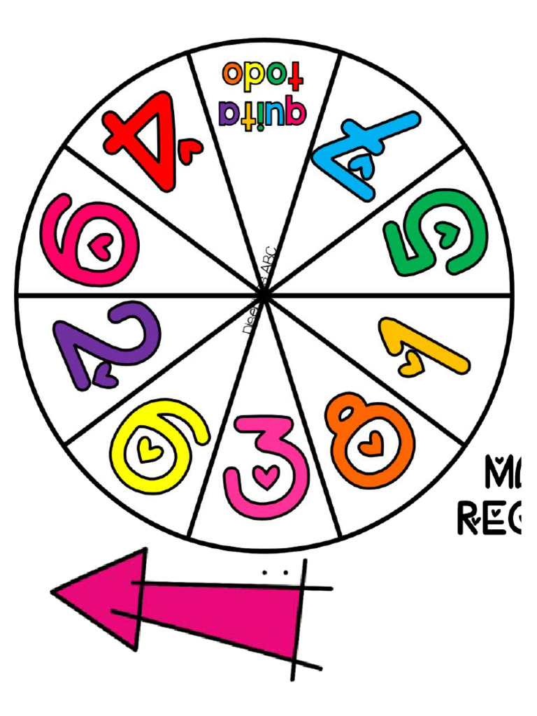Ruleta de Numeros - Material | PDF