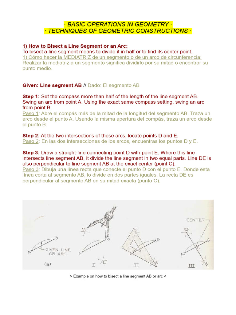 Basic Operations | PDF | Geometría | Euclides
