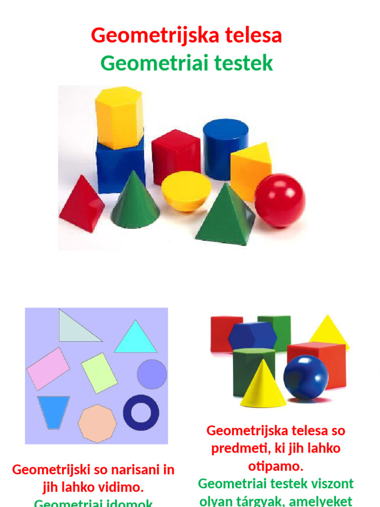 Geometrijska telesa | PDF